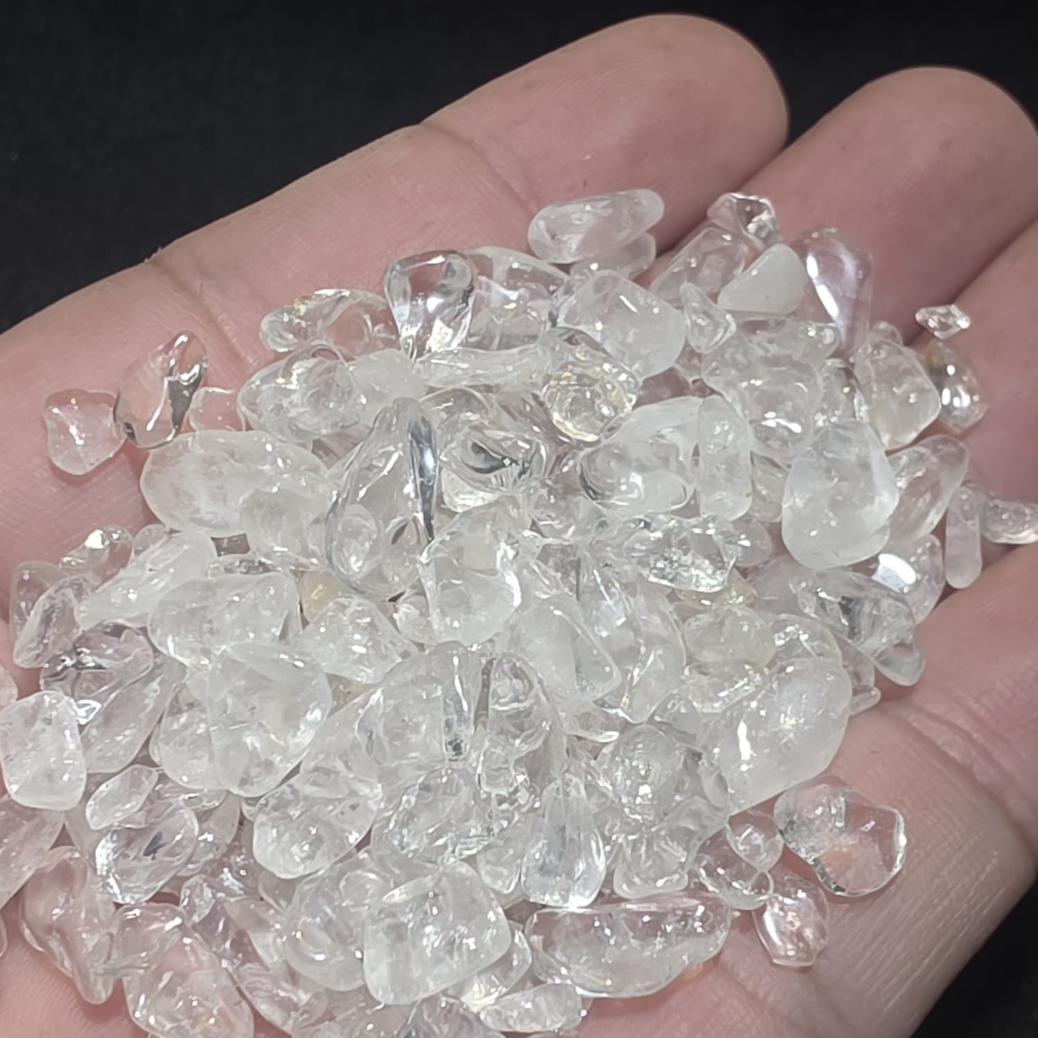 Clear Quartz Loose Crystal Bits – Energy Amplifier & Clarity | Living ...