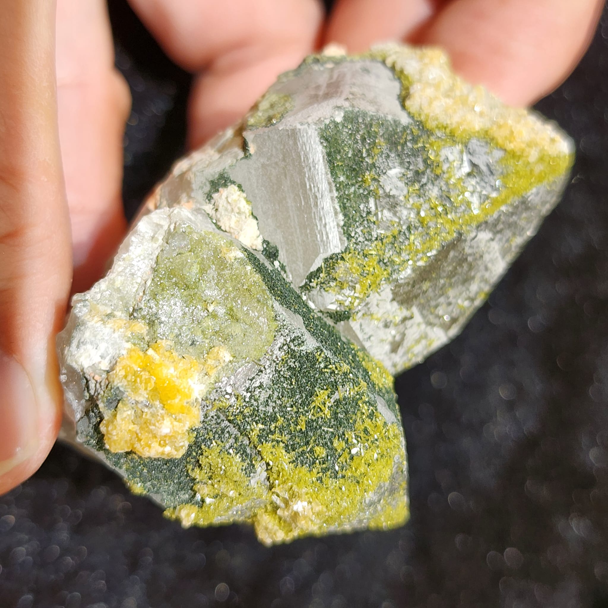 Quartz with Epidote, Feldspar & Albite – Natural Mineral for Clarity ...