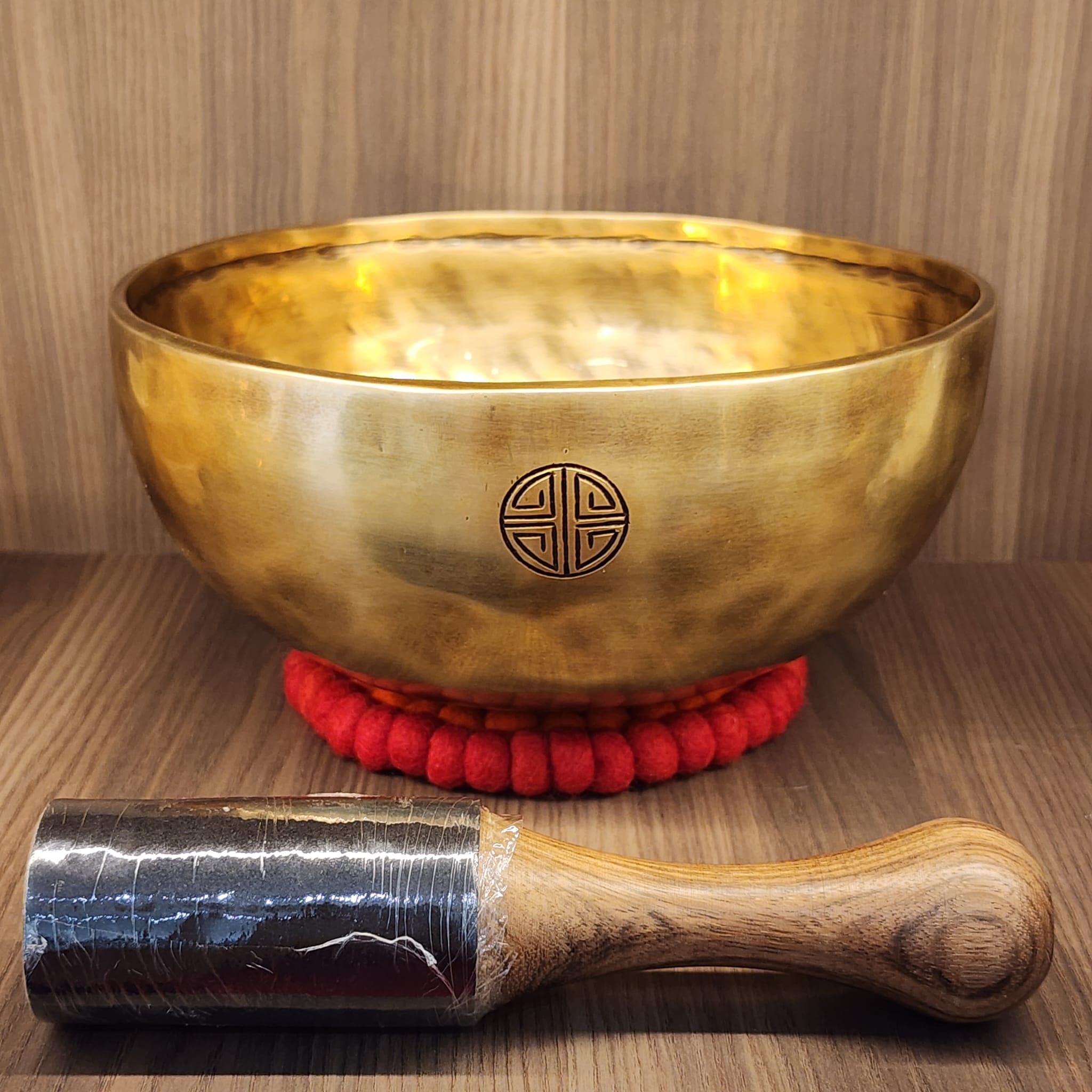 Handmade Full Moon Brass Singing Bowl for Meditation & Cleansing ...
