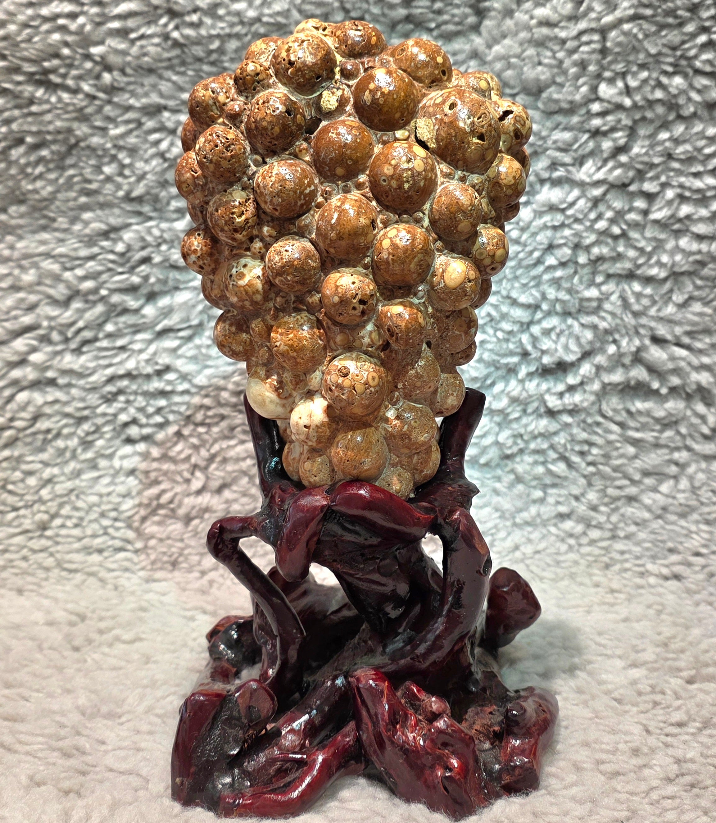 Thai Dragon Palace Relic Stone – 红灵骨舍利 – Living Gems SG