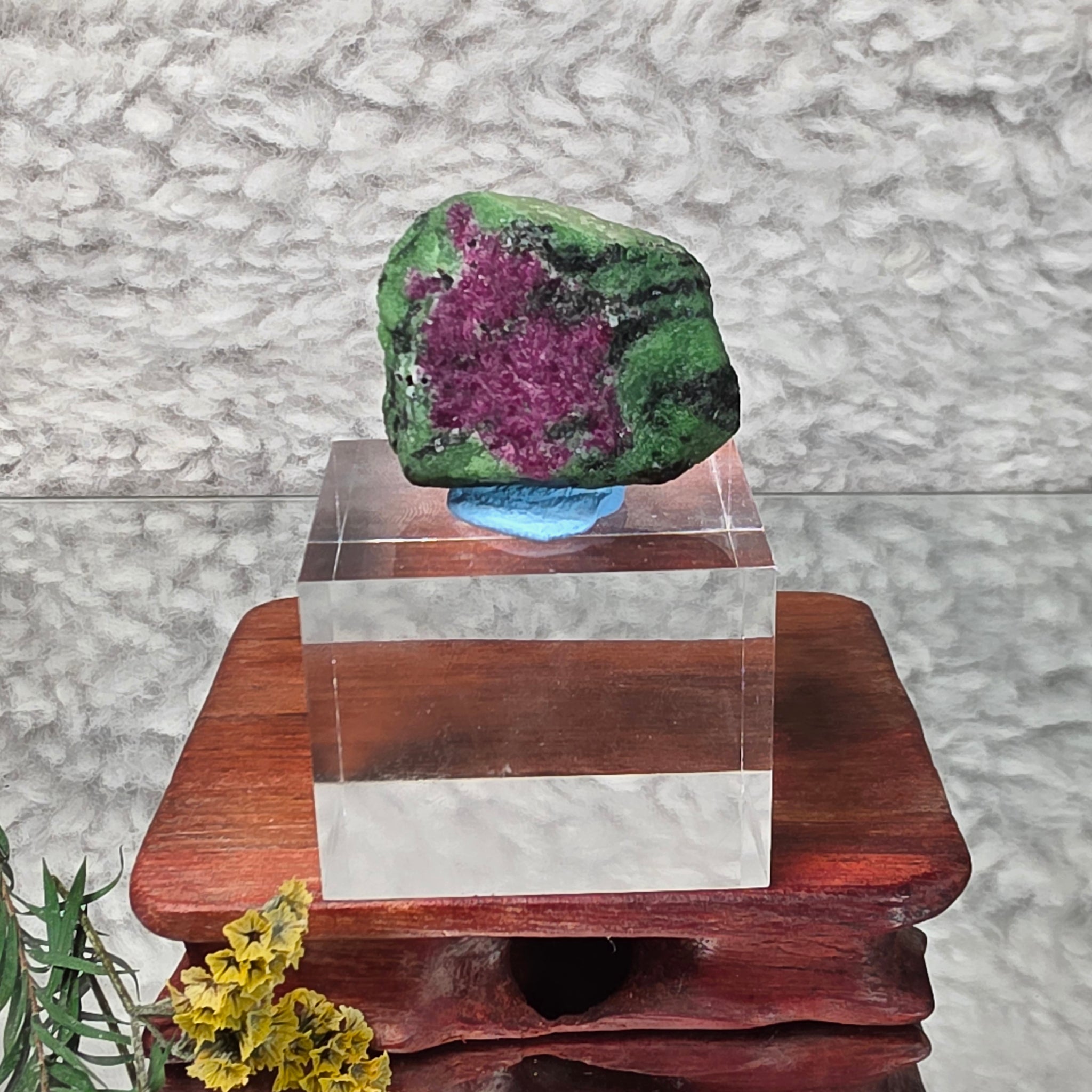 Raw Ruby Zoisite – Vitality, Heart Healing & Energy Alignment – Living Gems SG