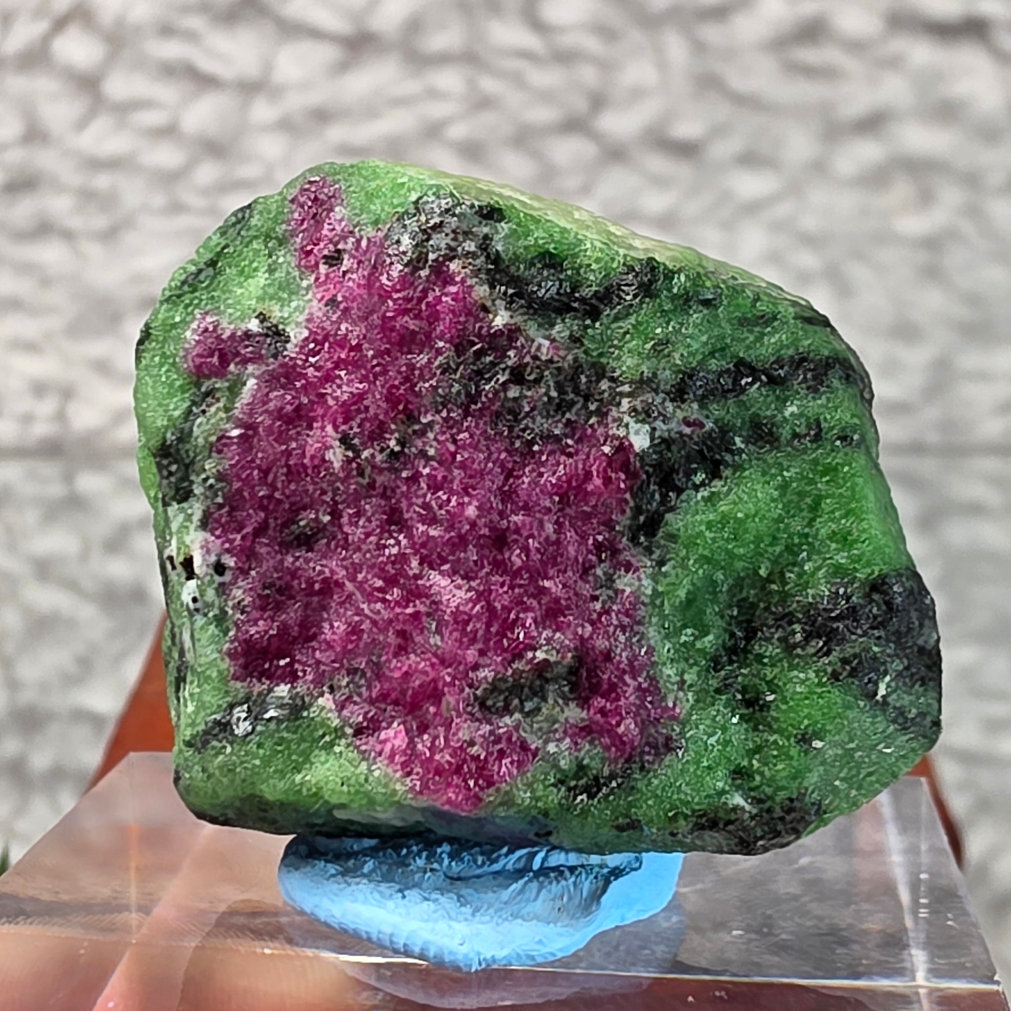 Raw Ruby Zoisite – Vitality, Heart Healing & Energy Alignment – Living Gems SG