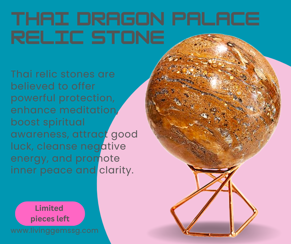 Thai Dragon Palace Relic Stone – 灵骨舍利 (Ling Gu She Li) – Living Gems SG